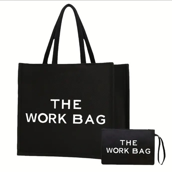 Boutique | Bags | The Ultimate Work Bag Set Tote Pouch | Poshmark
